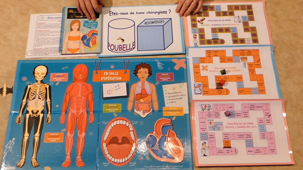 Mon corps humain à reconstituer - Apprendre-par-le-jeu